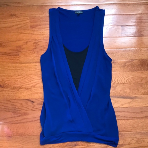 Express | Tops | Royal Blue Layering Tank | Poshmark